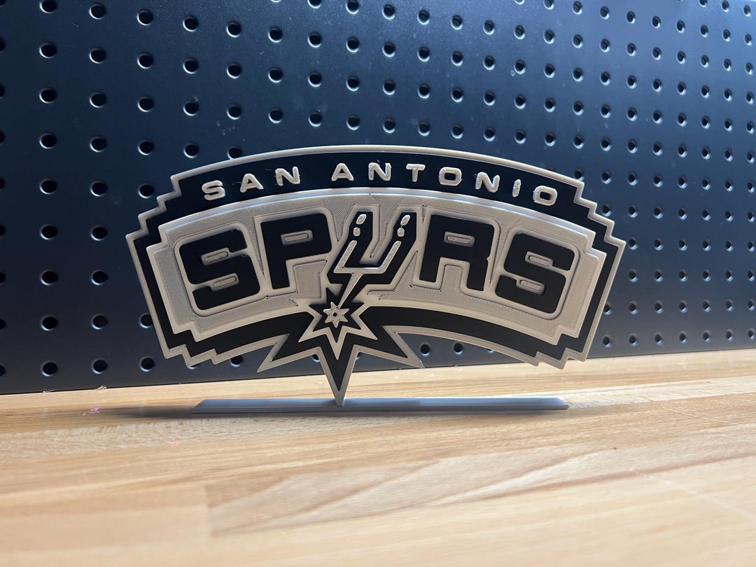 San Antonio Spurs Logo Shelf / Desk Art - Etsy