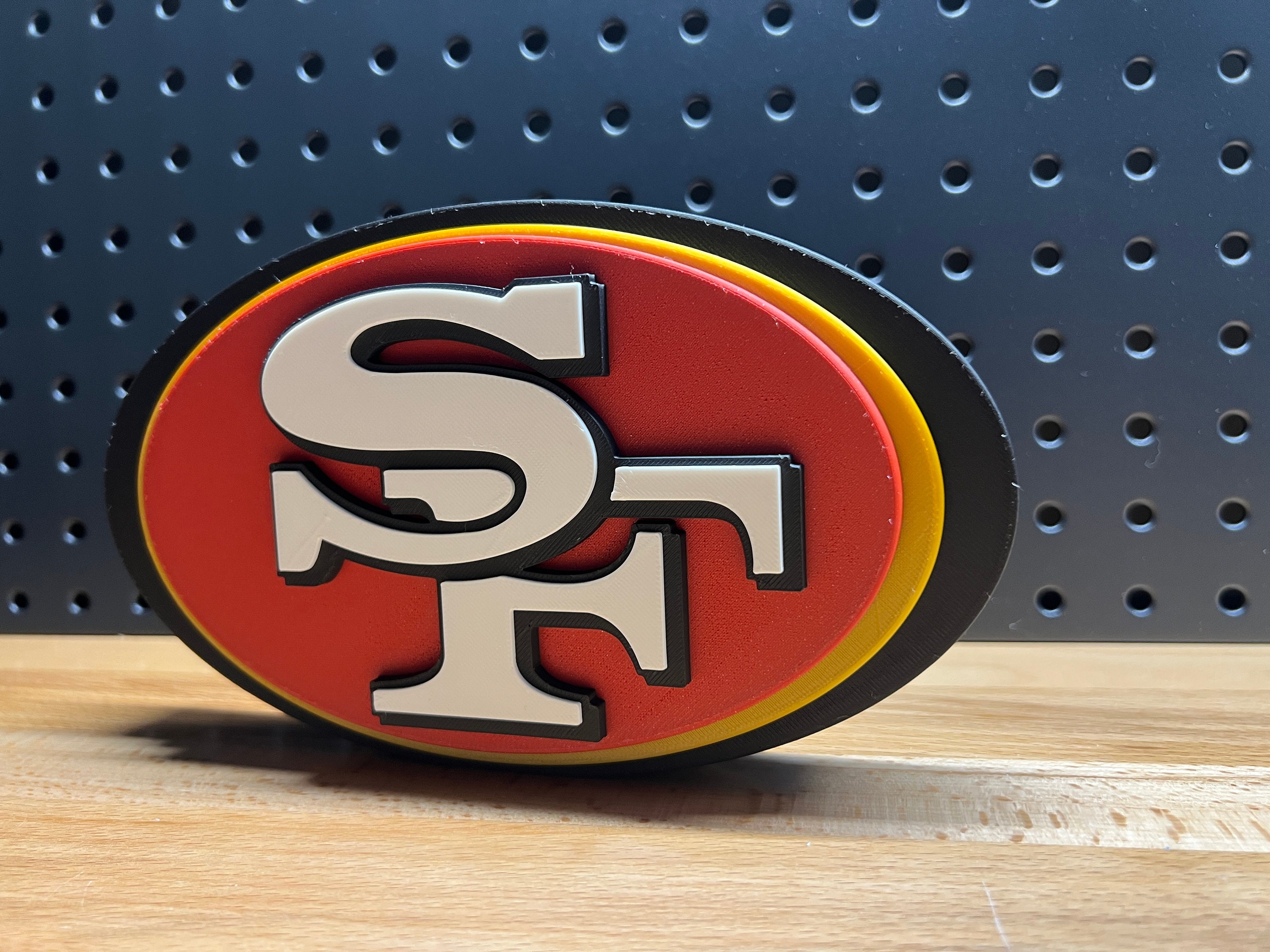 San Francisco 49ers Logo Shelf / Desk Art - Etsy