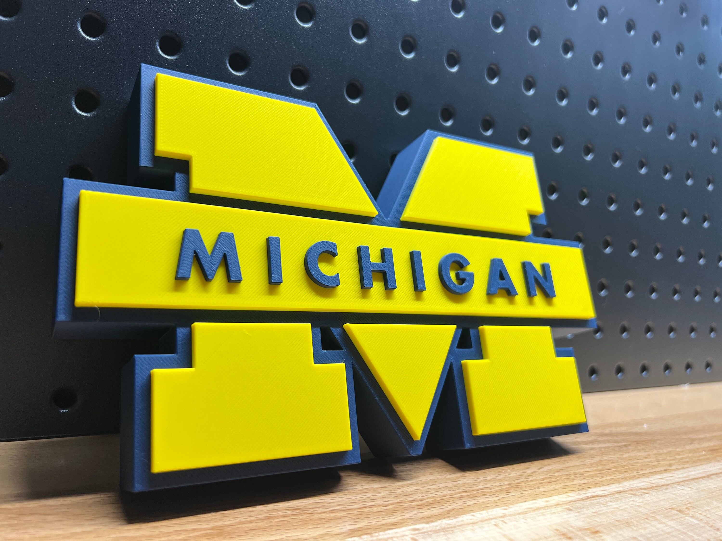University of Michigan Shelf / Desk Art - Etsy