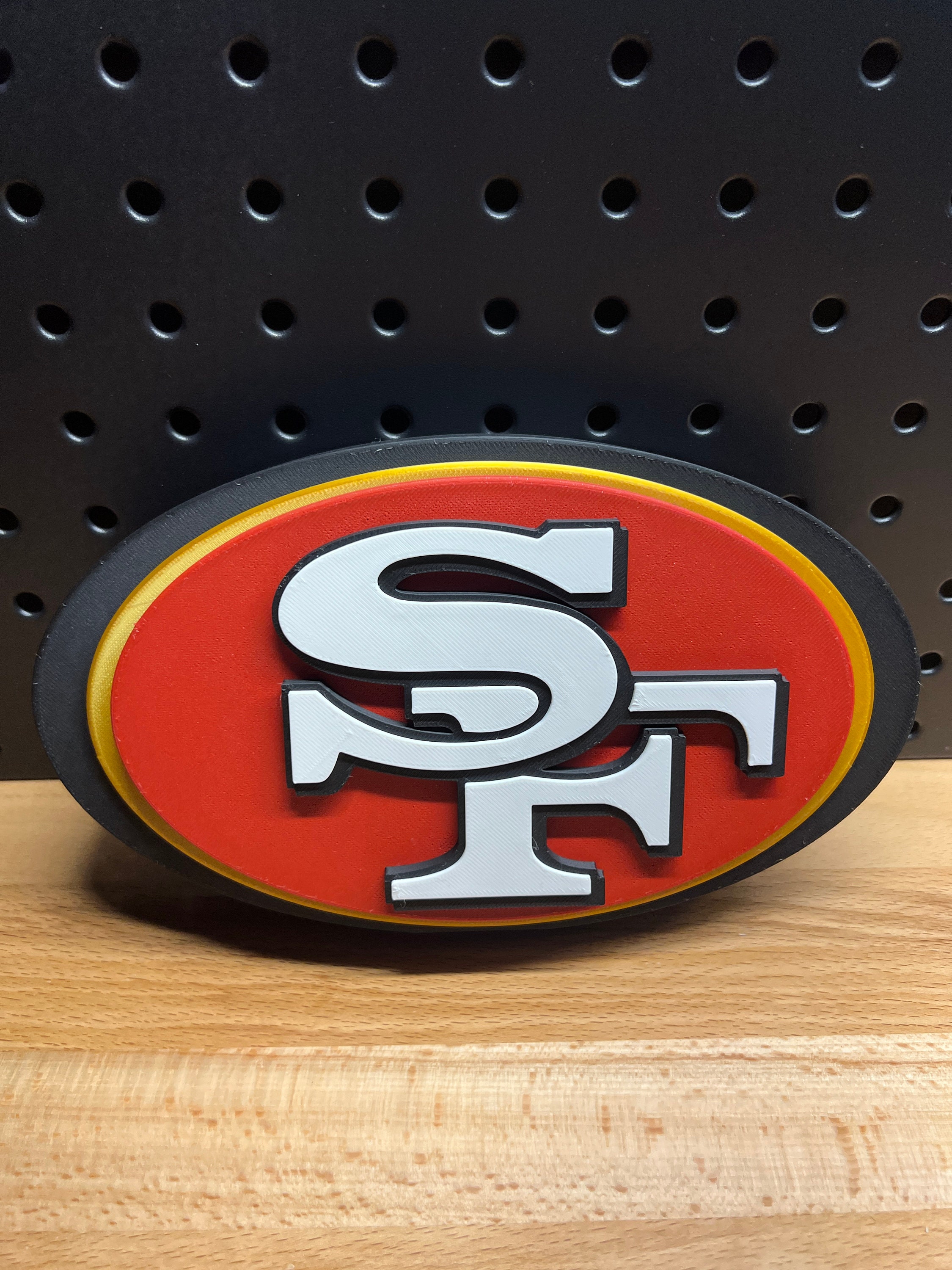 San Francisco 49ers Logo Shelf / Desk Art - Etsy