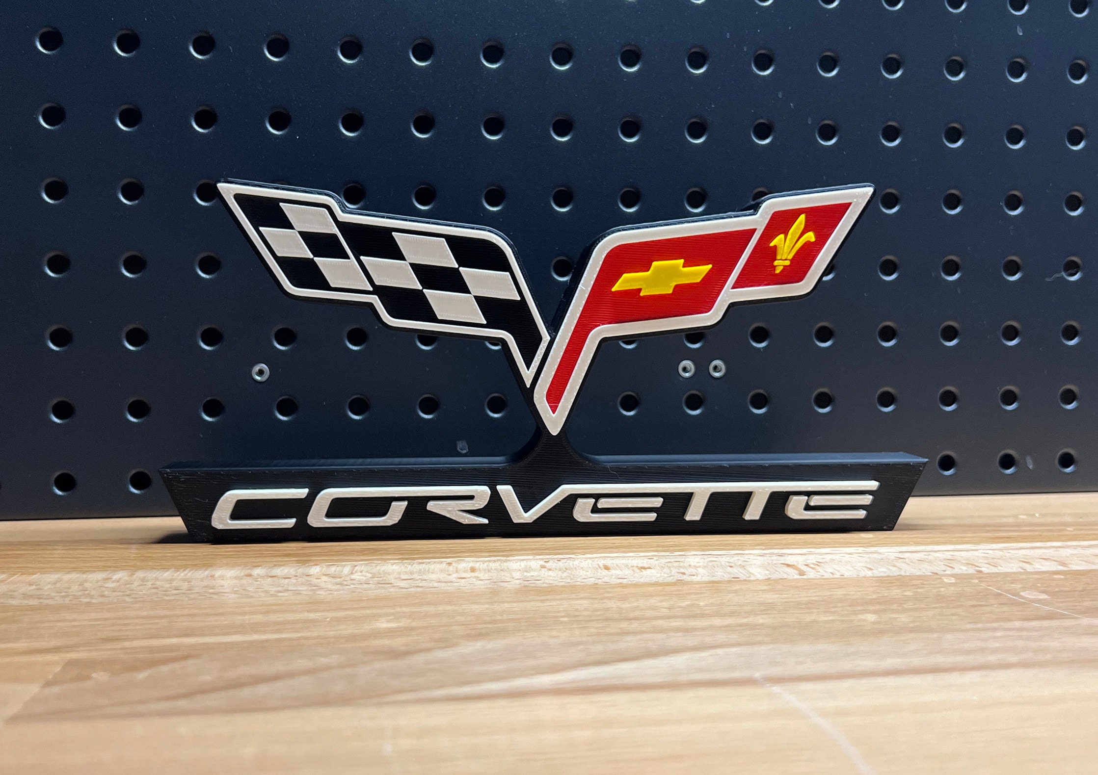 Chevrolet Corvette Shelf / Desk Art - Etsy