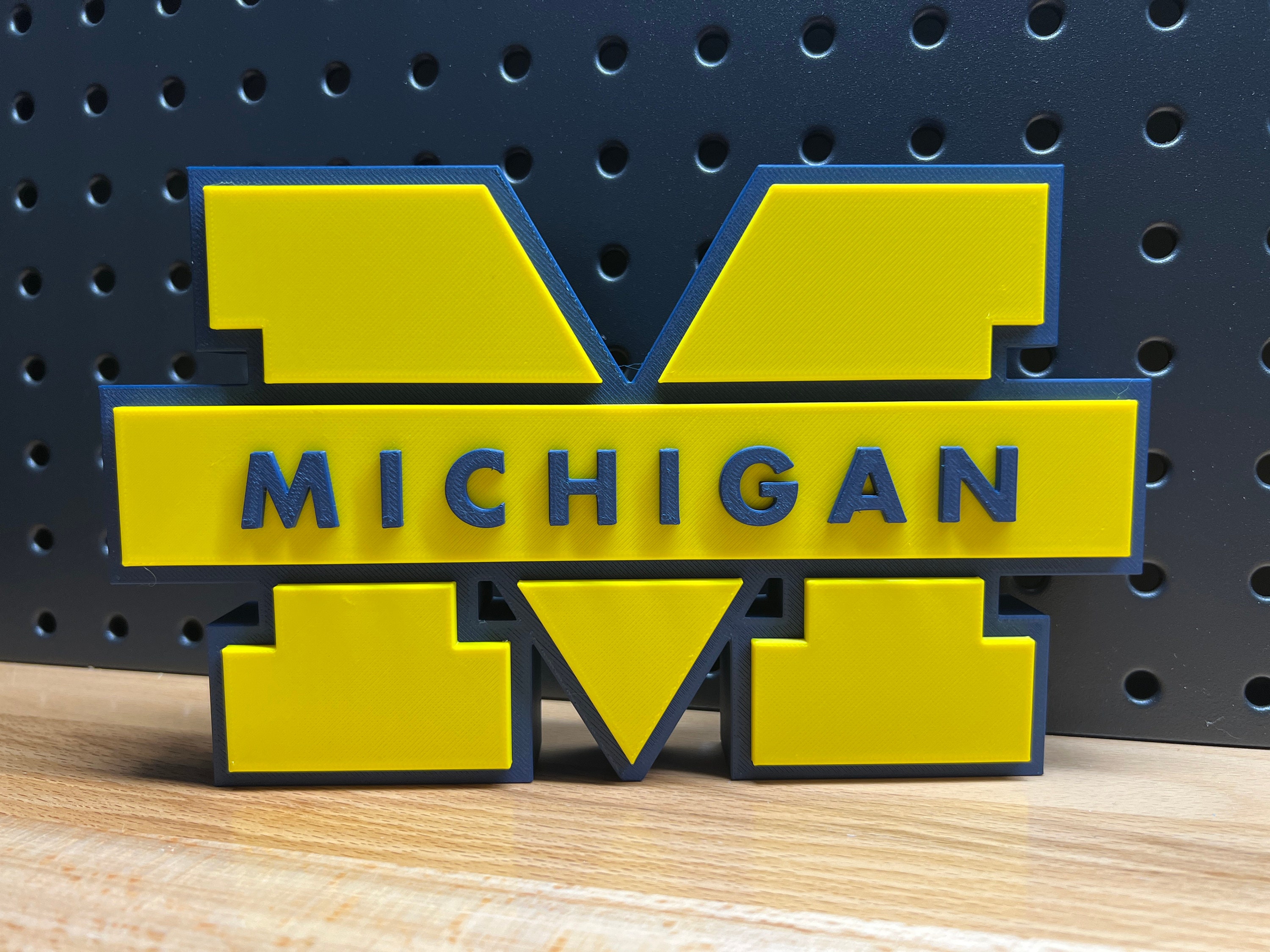 University of Michigan Shelf / Desk Art - Etsy