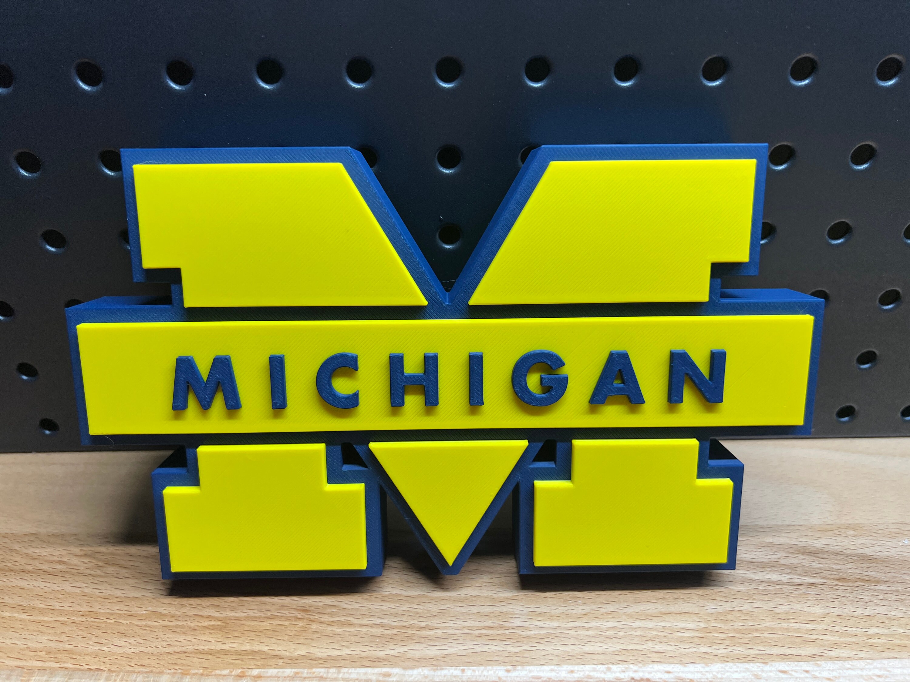 University of Michigan Shelf / Desk Art - Etsy