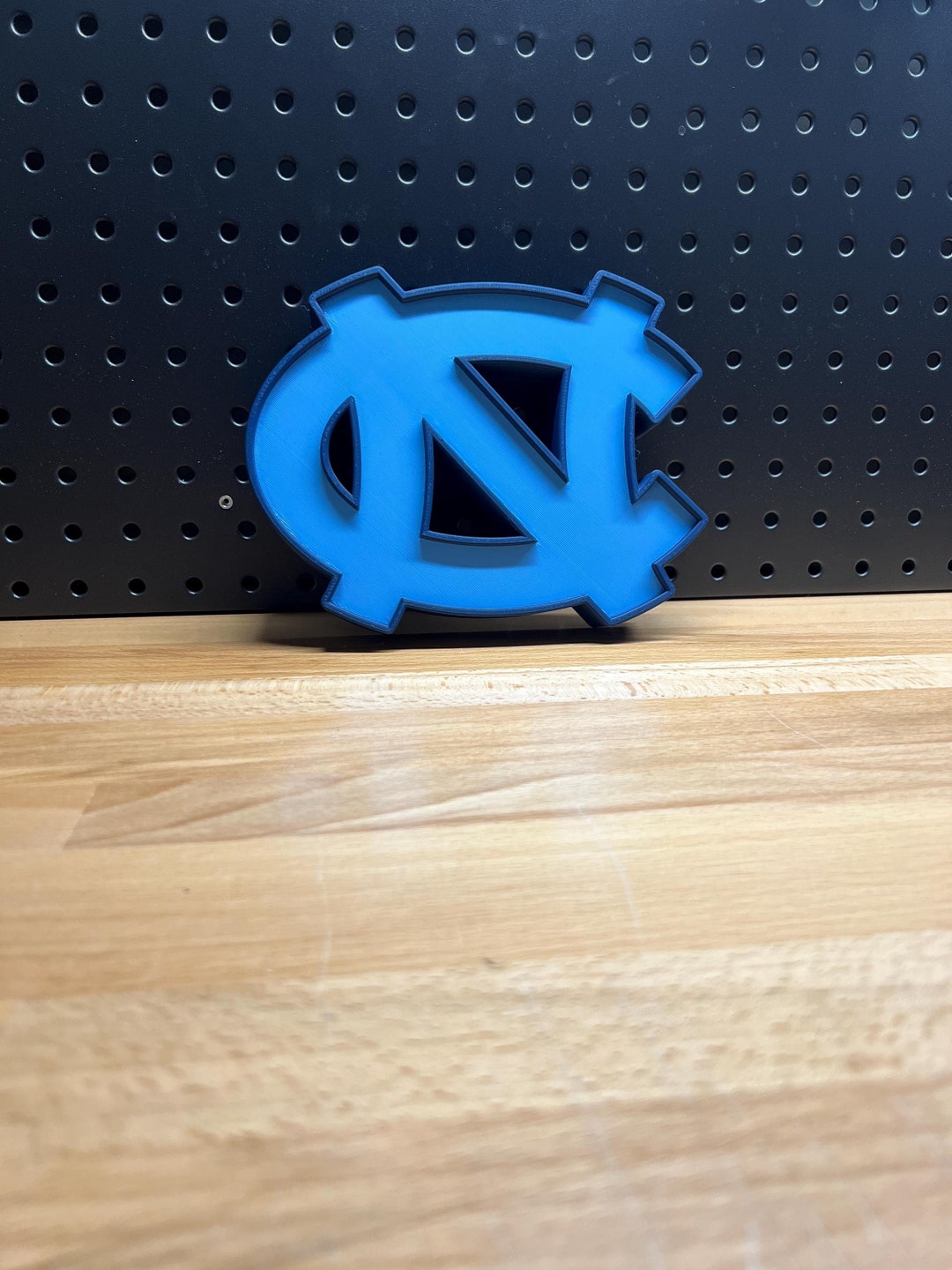 UNC Tar Heels Logo Shelf / Desk Art - Etsy