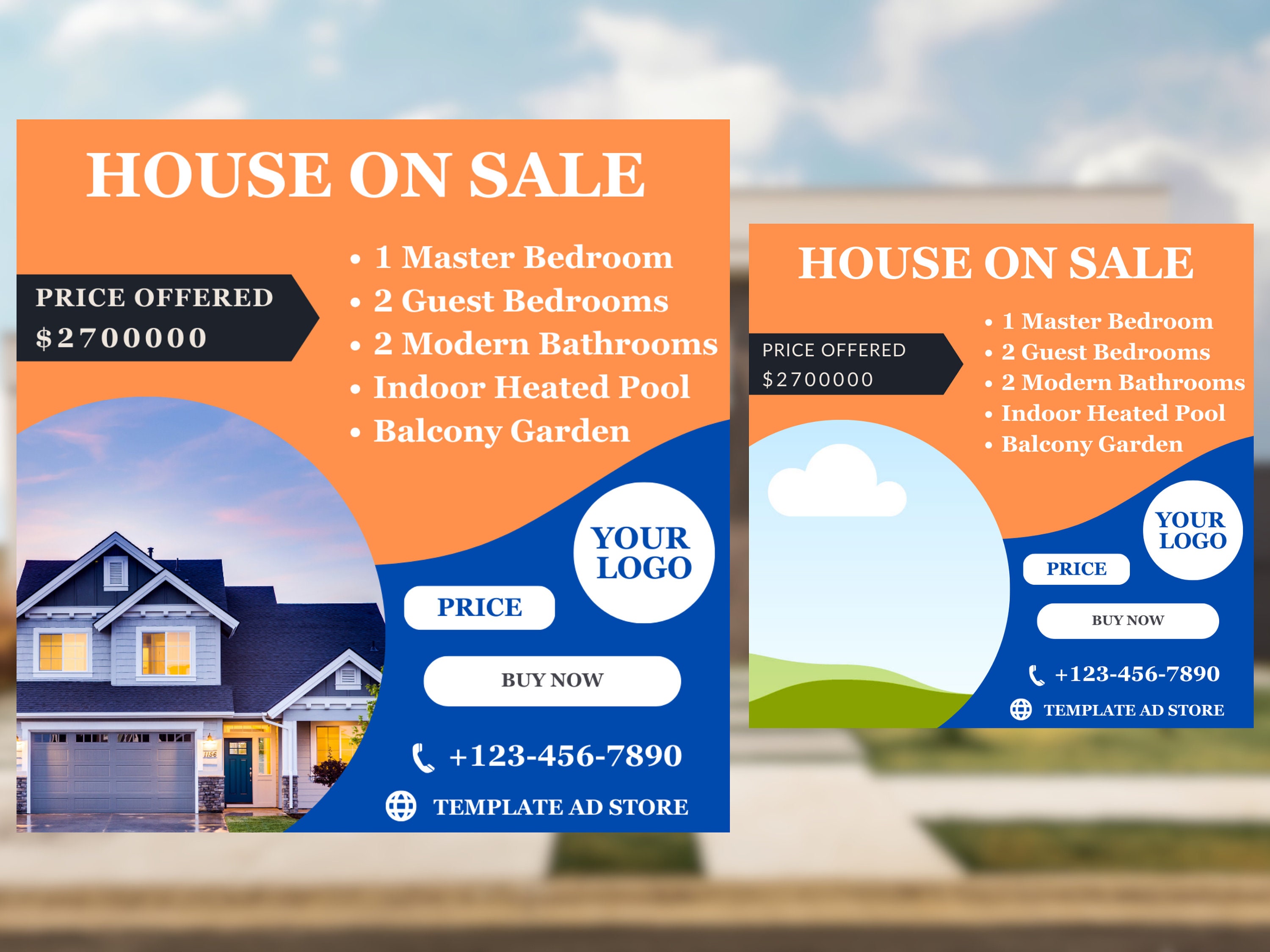 Real Estate Ads Template for Facebook and Instagram Promotion, Real ...