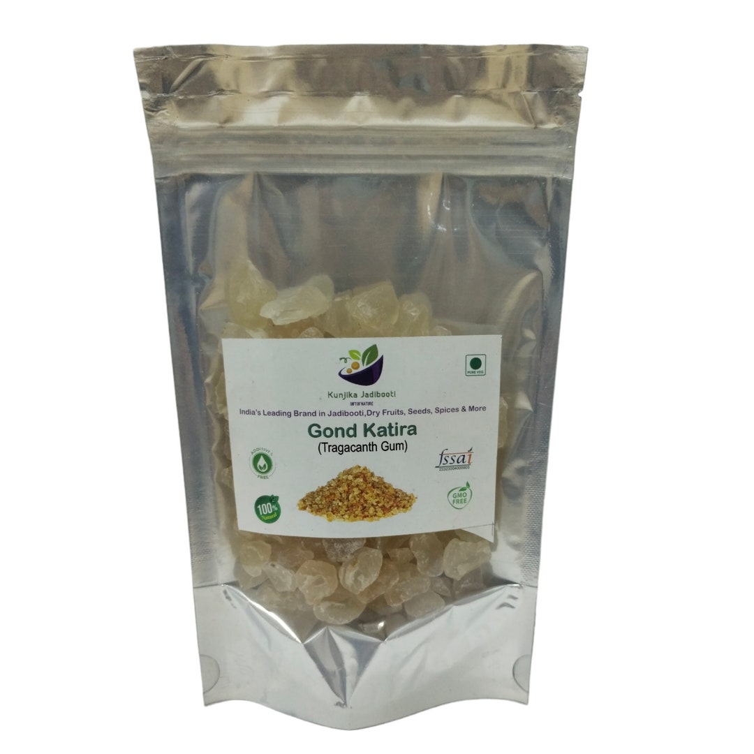 Kunjika Jadibooti Gond Katira Pure (edible Gum)| Tragacanth Gum-jadi ...