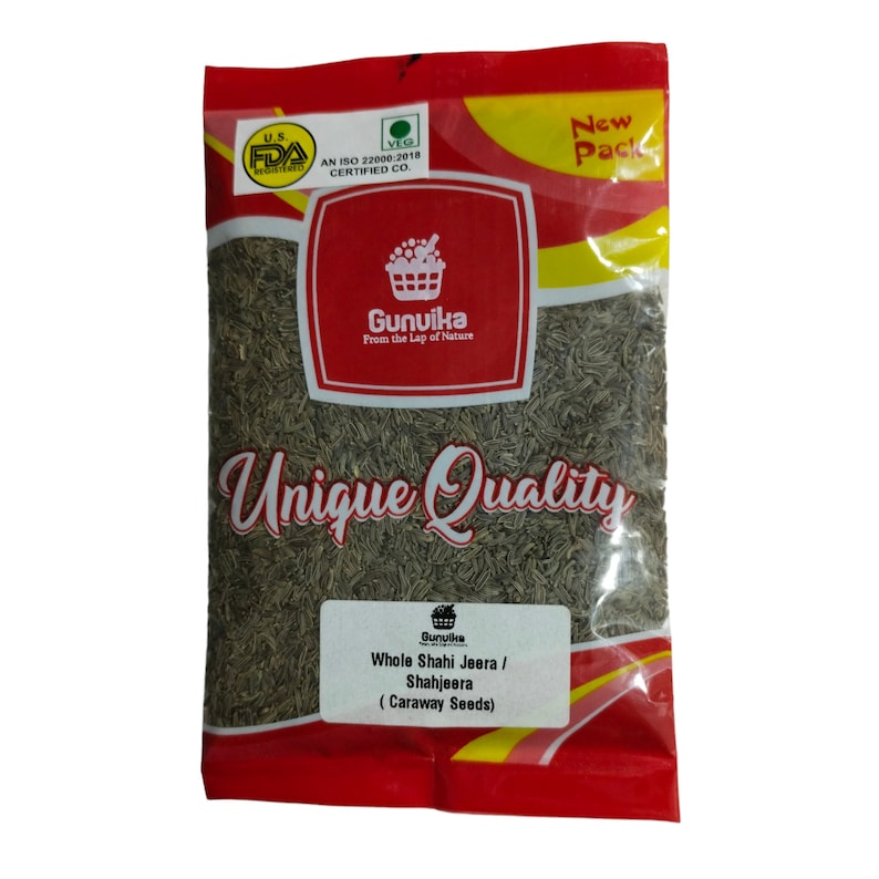 Gunvika Premium Whole Shahi Jeera - Shahjeera - Caraway Seeds - Black ...