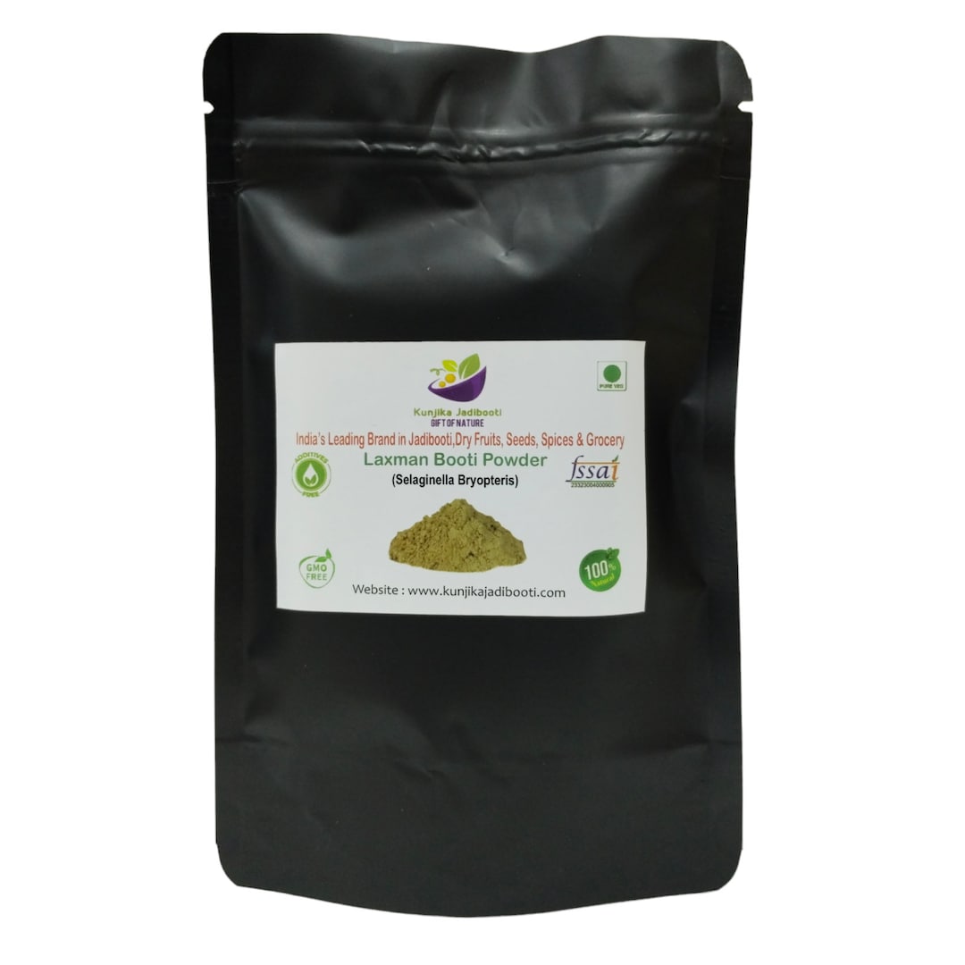 Kunjika Jadibooti Laxman Booti Powder - Sanjeevani - Selaginella ...
