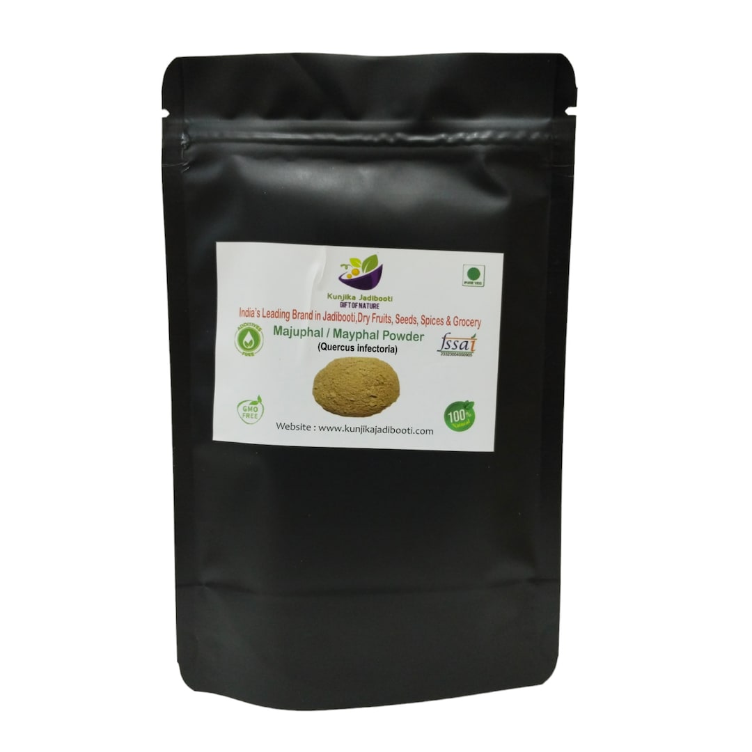 Kunjika Jadibooti Majuphal Powder - Masikai - Oak Gall - Quercus ...