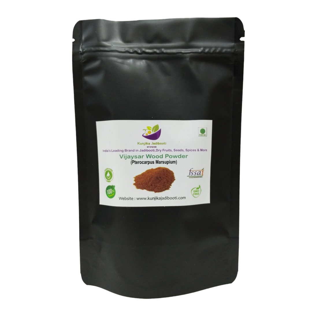 Kunjika Jadibooti Vijaysar Lakdi Powder - Vijaysaar Wood - Indian Kino ...