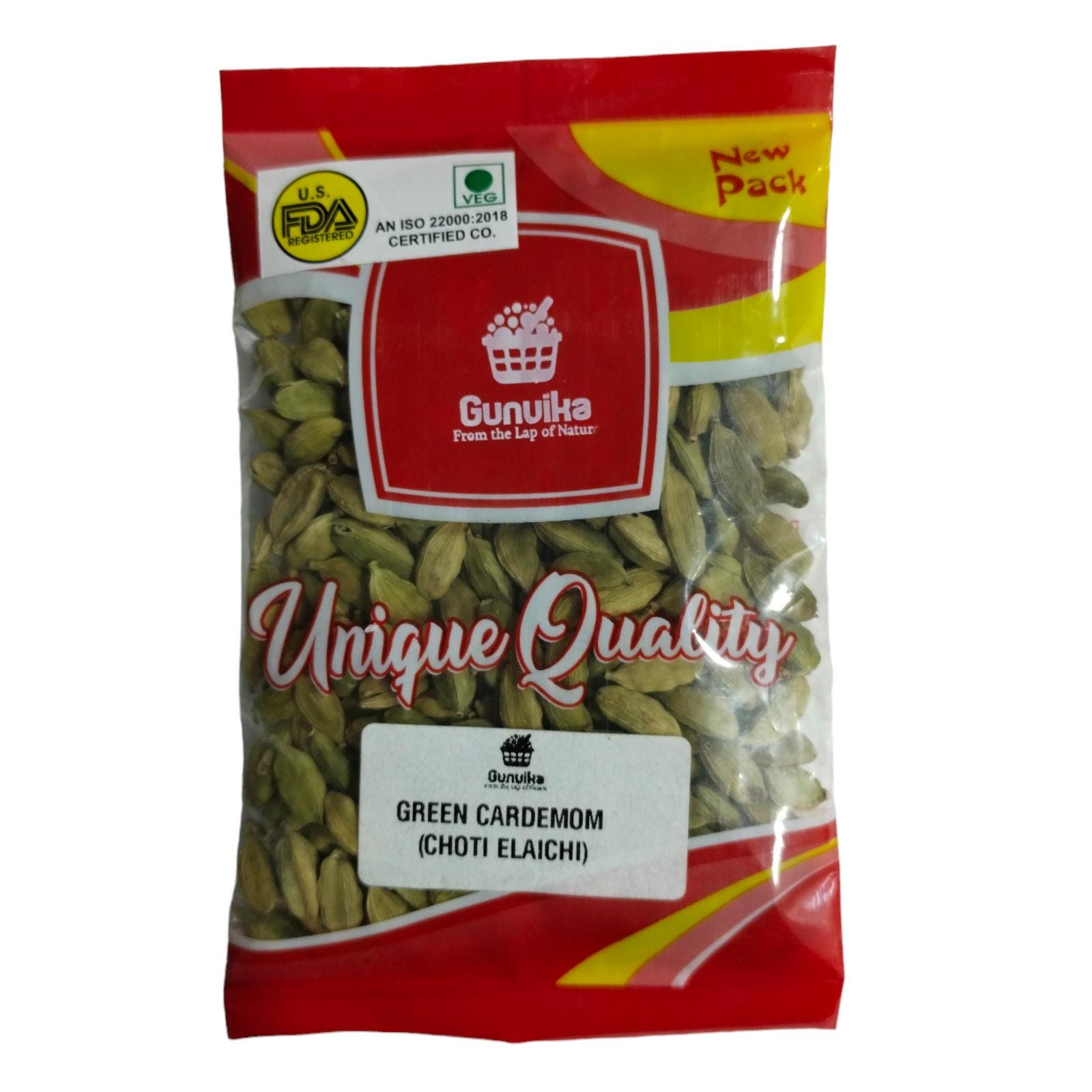 Gunvika Whole Green Cardamom (elaichi) Hari Elaichi | Fresh and ...