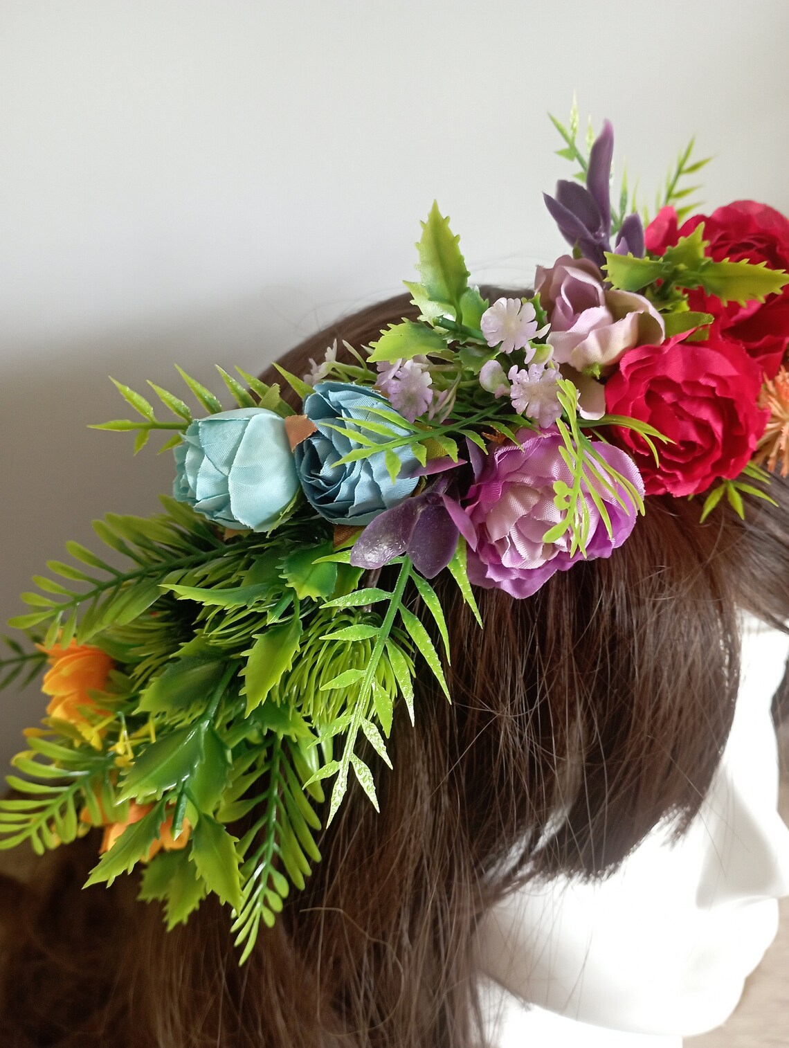 LGBT LGBTQ Rainbow Gay Flag Pride Month Flower Crown Boho Hippie Bride ...