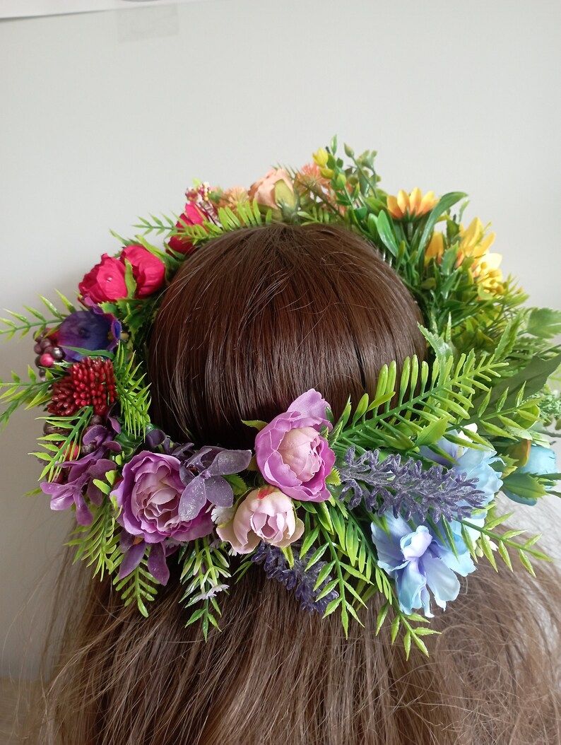 LGBT LGBTQ Rainbow Gay Flag Pride Month Flower Crown Boho Hippie Bride ...