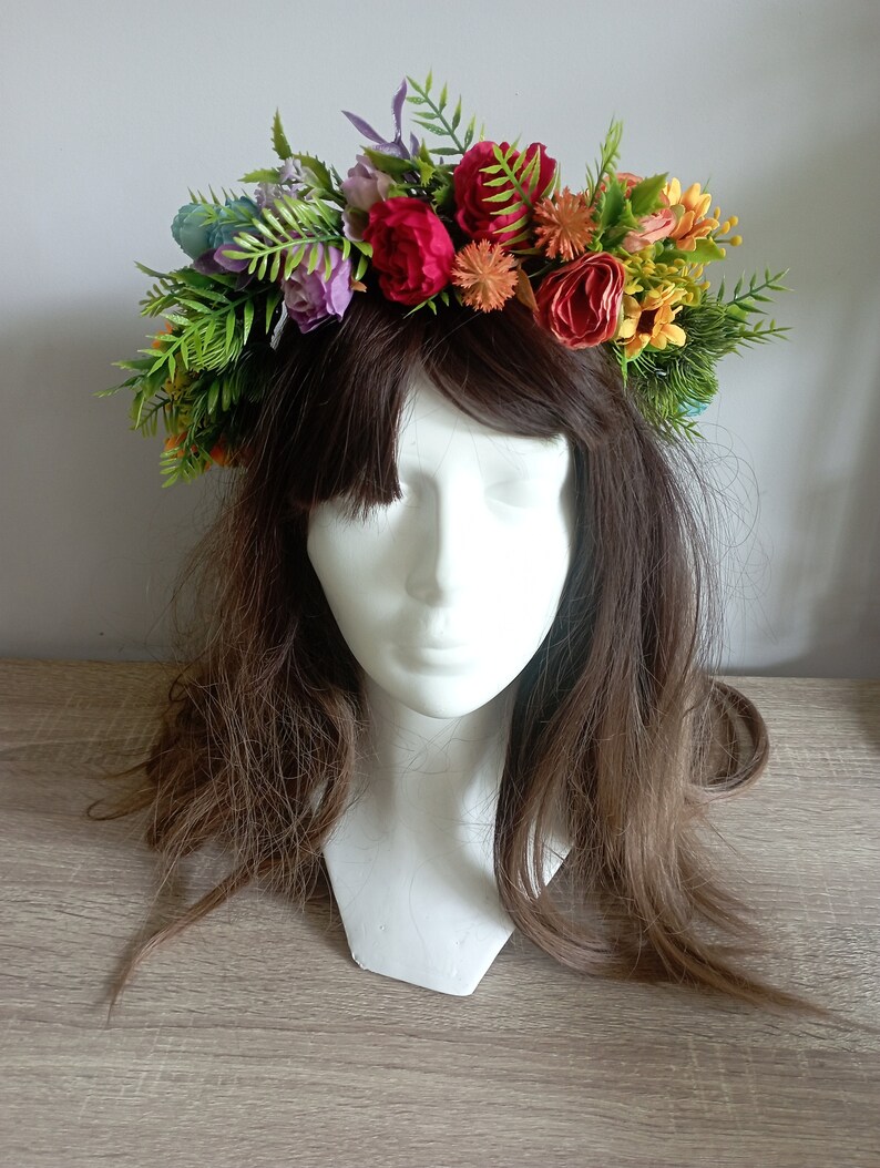 LGBT LGBTQ Rainbow Gay Flag Pride Month Flower Crown Boho Hippie Bride ...