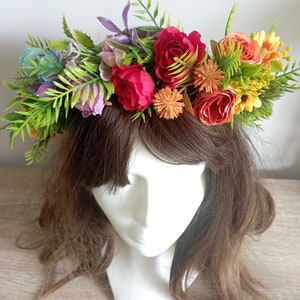 LGBT LGBTQ Rainbow Gay Flag Pride Month Flower Crown Boho Hippie Bride ...