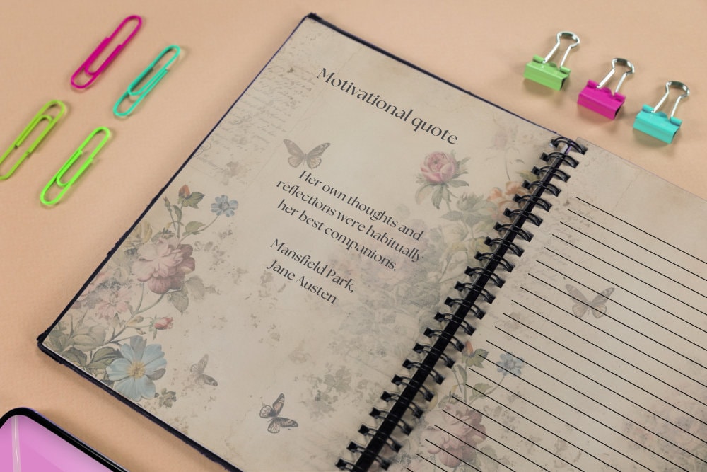 Printable Daily Journal Motivational Journal Inspirational Journal ...