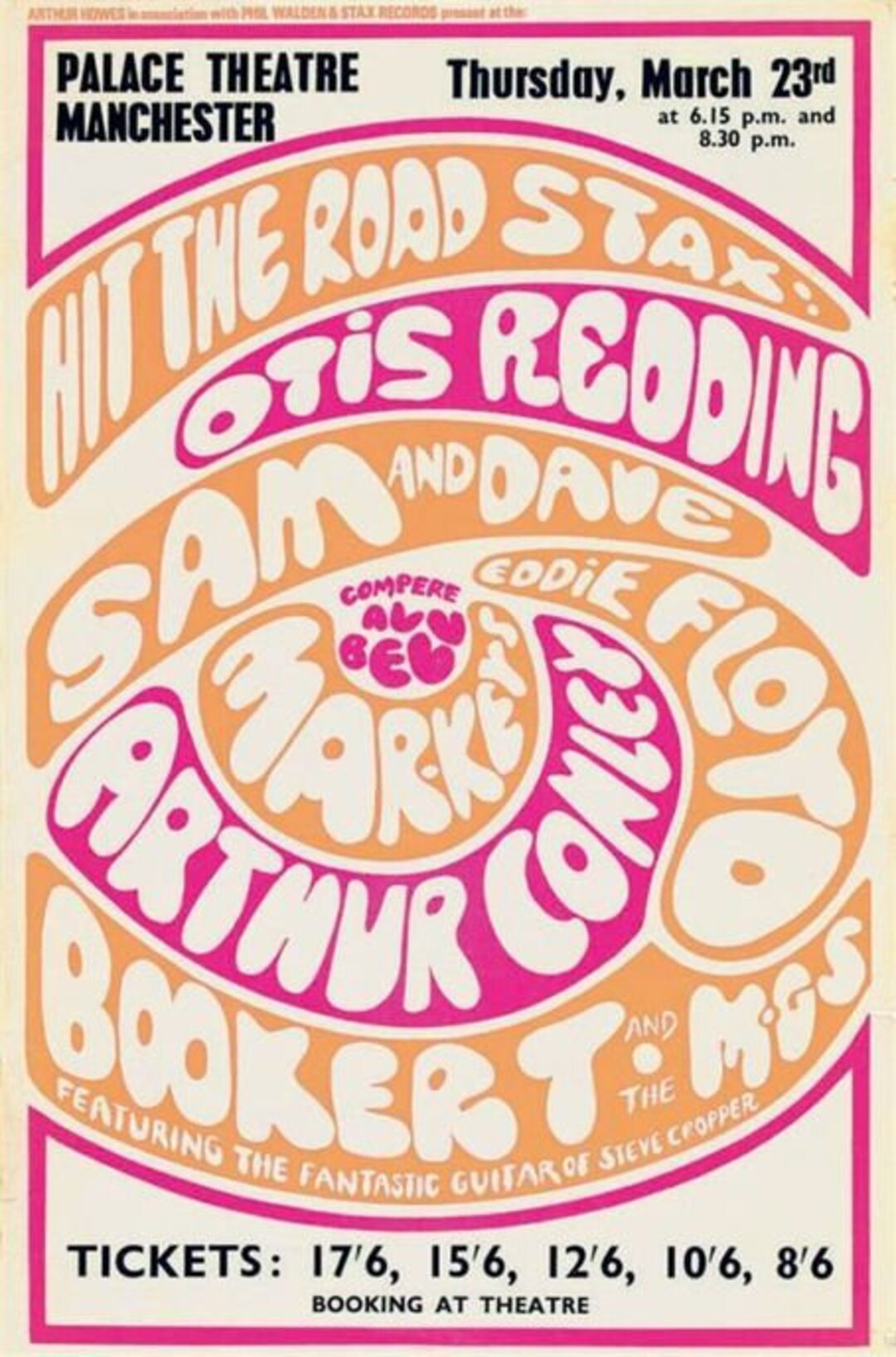 Soulful Sounds - Digital Gig Poster for Otis Redding's Iconic 1967 ...
