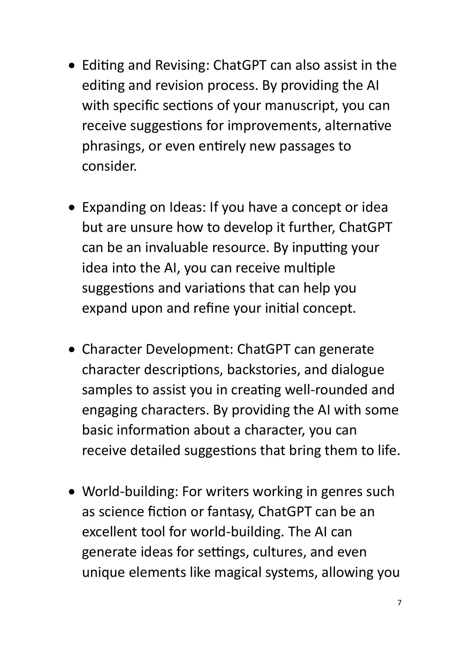 Chat GPT Book Generation Basic in 6 Chapters Prompts - Etsy