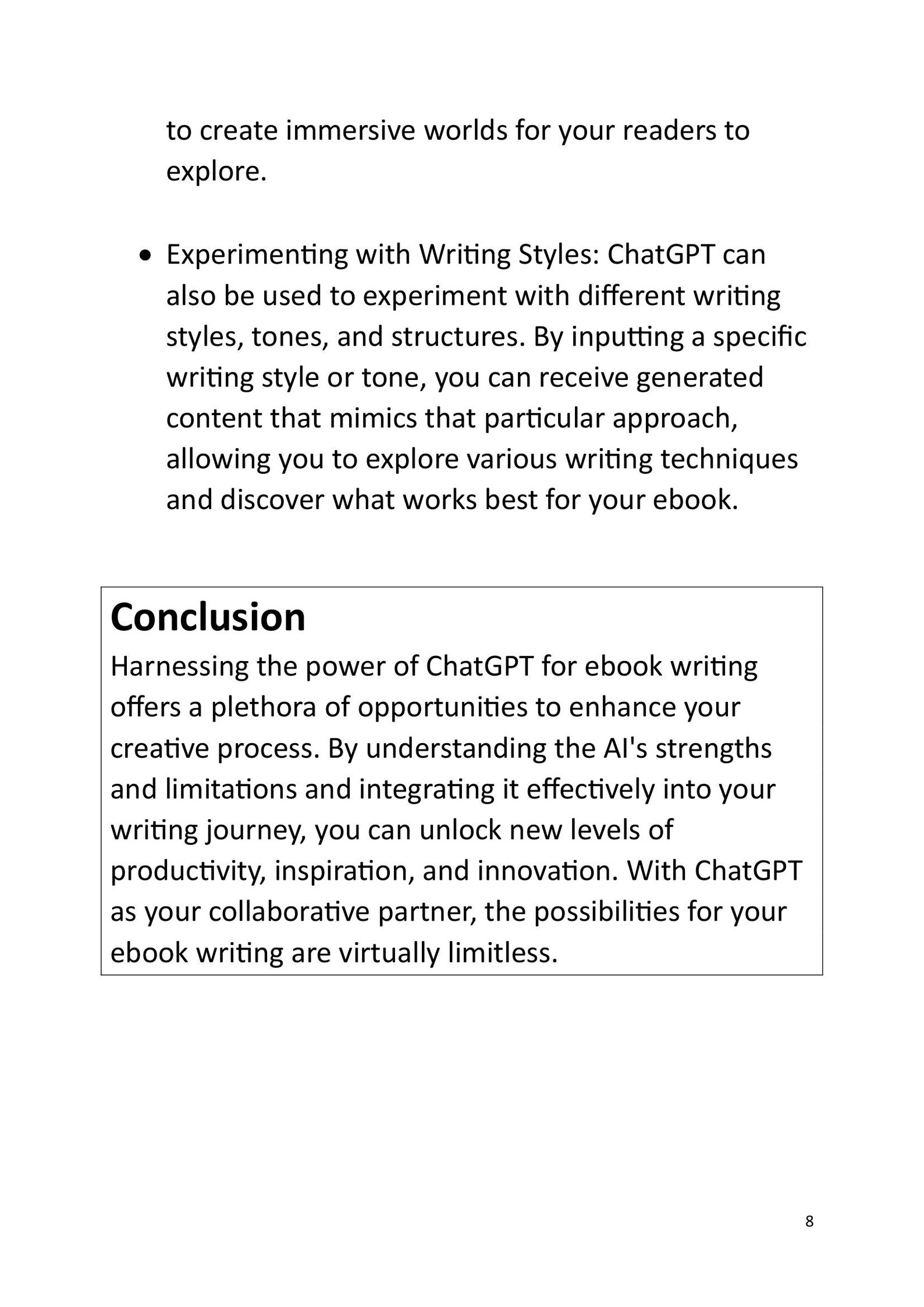 Chat GPT Book Generation Basic in 6 Chapters Prompts - Etsy