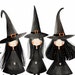 Halloween Witch Clipart, Transparent PNG, Commercial Use, Instant ...