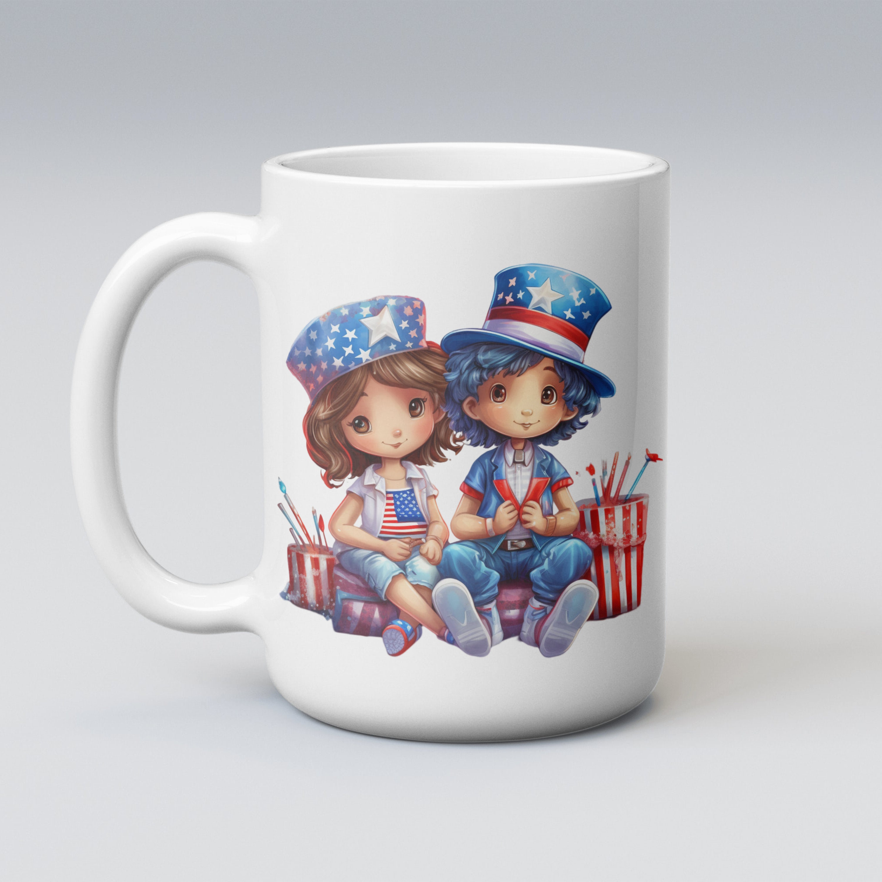 4th of July Kids PNG Clipart, Cute Patriotic Kids, Patriotic Png ...