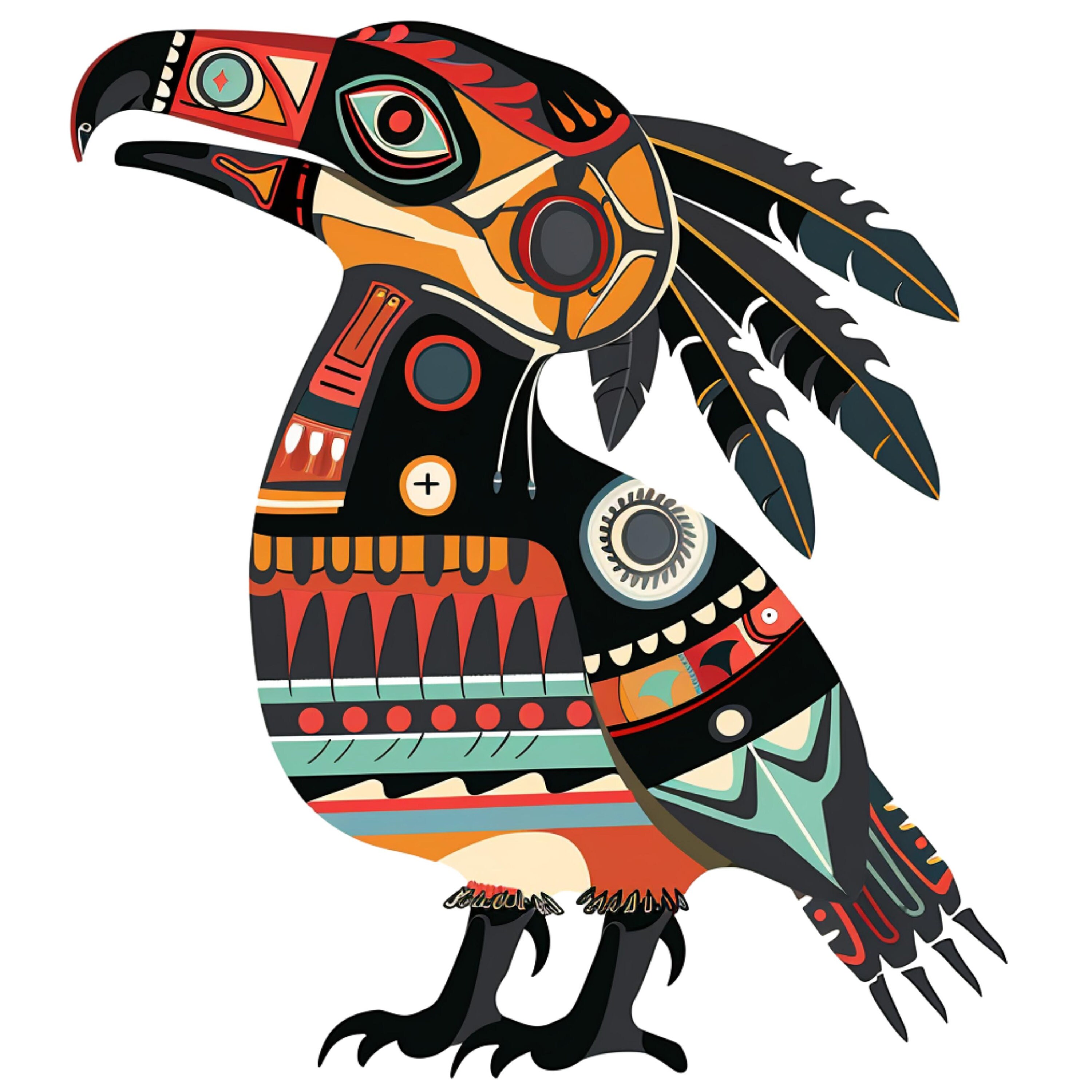 Boho Bird Clipart Bundle: Native American Folk Art (digital Download ...
