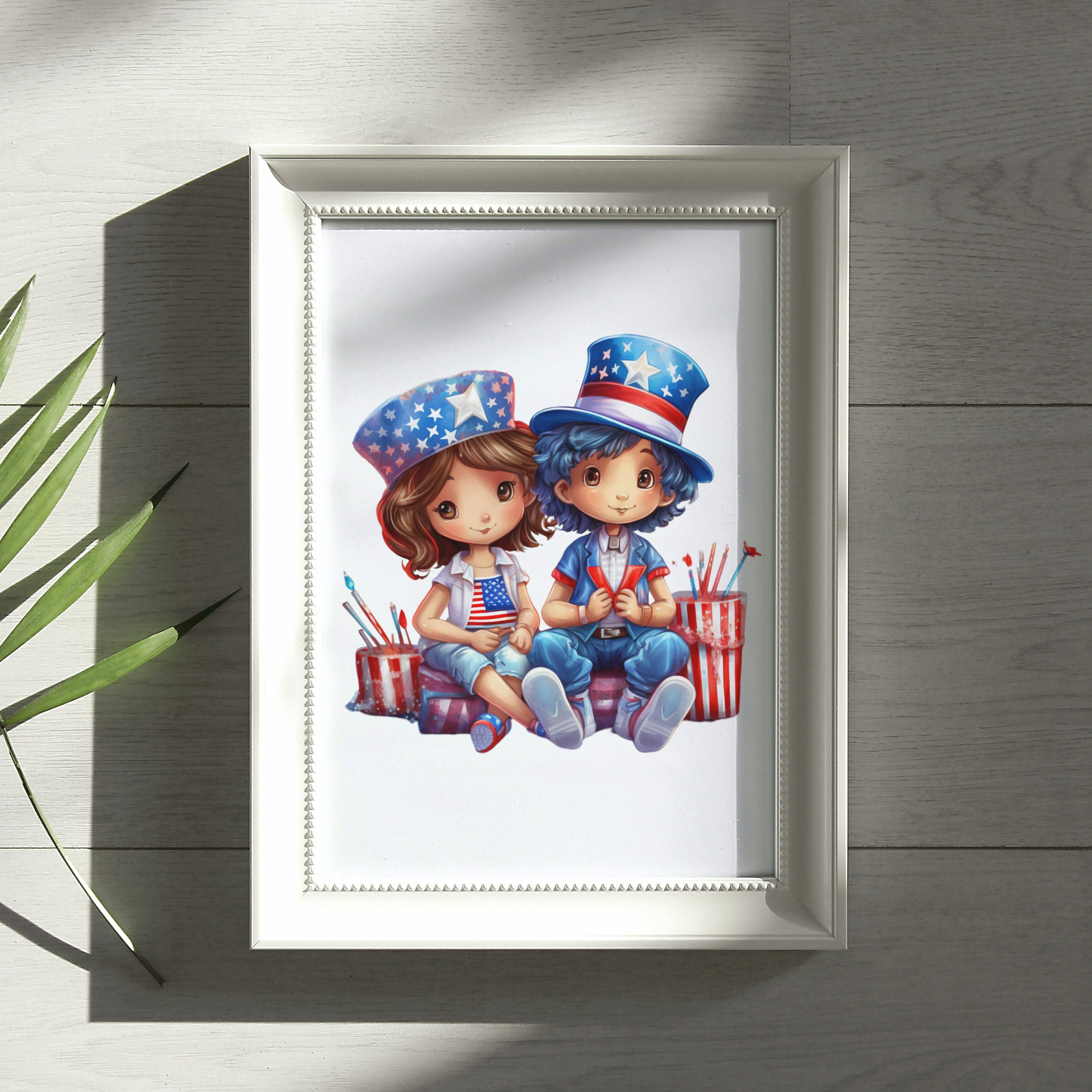 4th of July Kids PNG Clipart, Cute Patriotic Kids, Patriotic Png ...