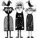 Whimsical People Clipart Bundle: Colorful Character Illustrations (PNG ...