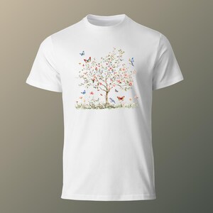 9 Whimsical Spring Tree Clipart Bundle With Colorful Flowers ...