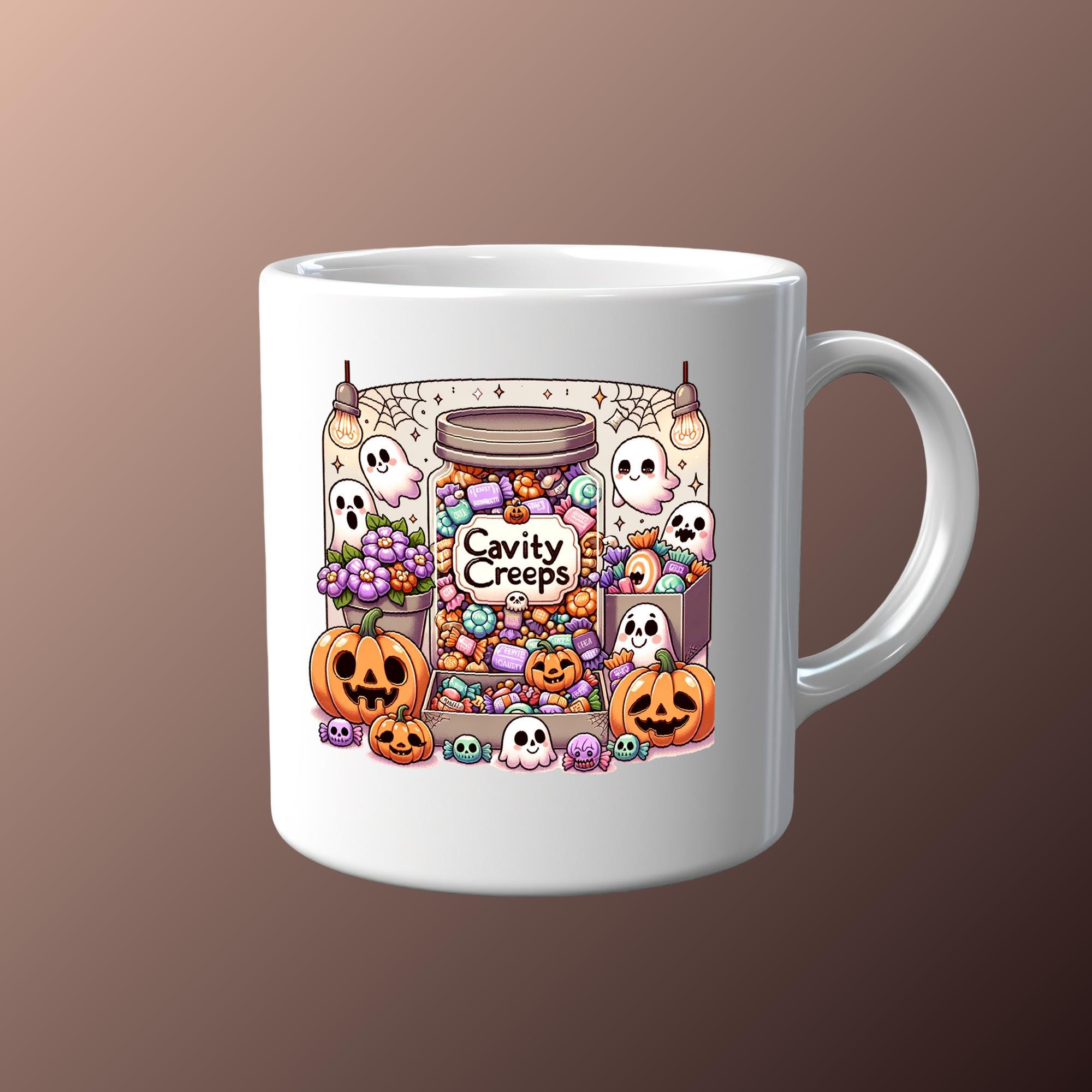 Cavity Creeps Halloween Clipart, Pumpkins, Ghosts (PNG, Sublimation) - Etsy