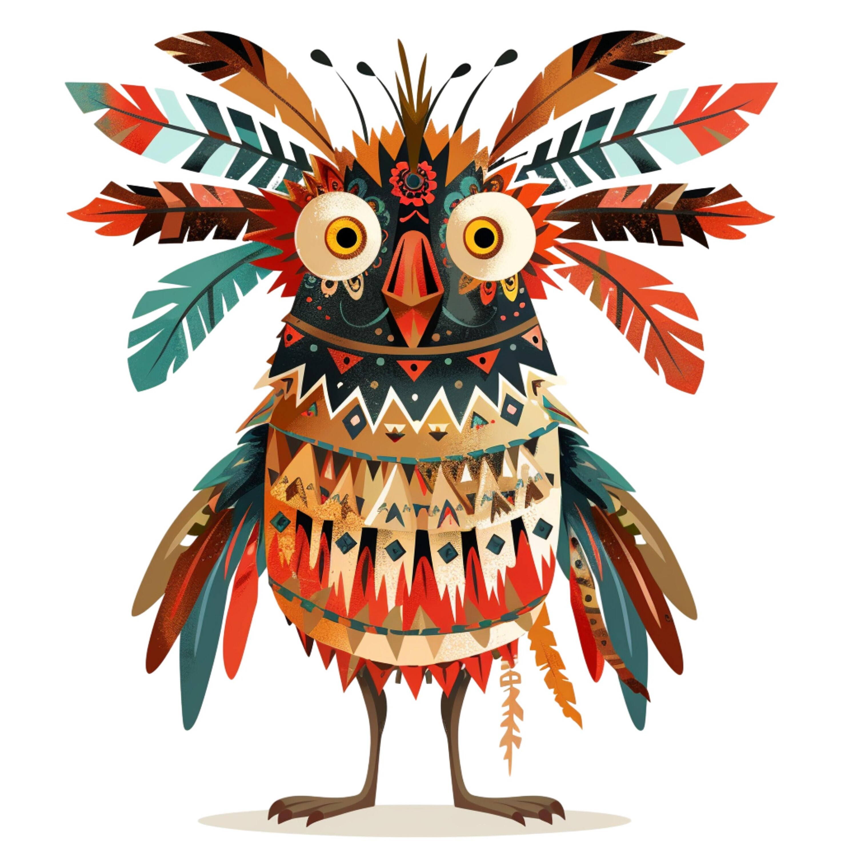 Boho Bird Clipart Bundle: Native American Folk Art (digital Download ...