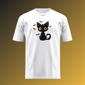 Cute Black Cat Clipart Bundle, Instant Download, Sublimation Design ...