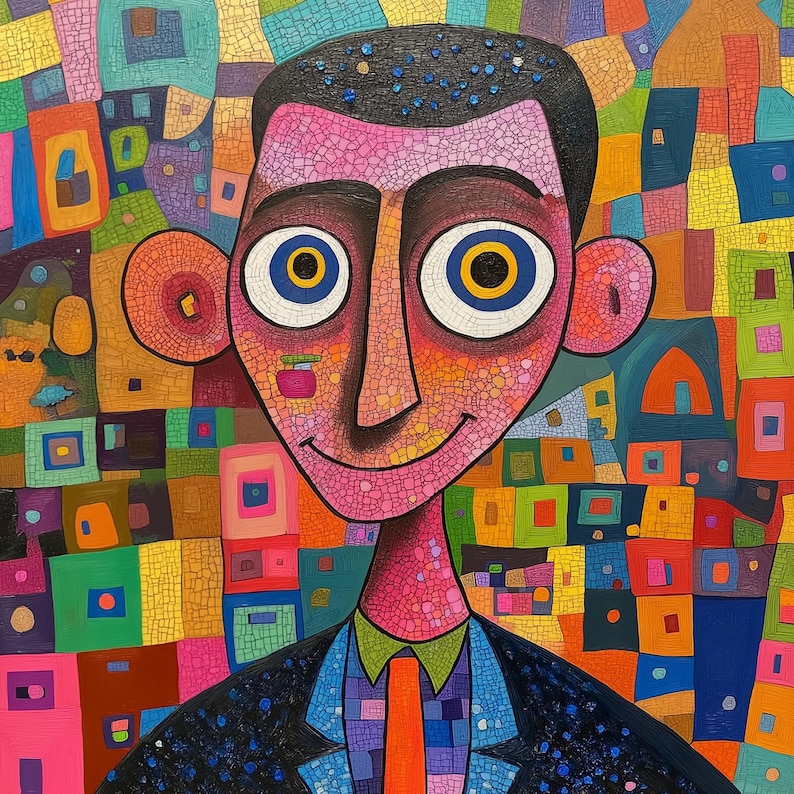 Whimsical Men Clipart Bundle: Naive Art Style (digital Download) - Etsy