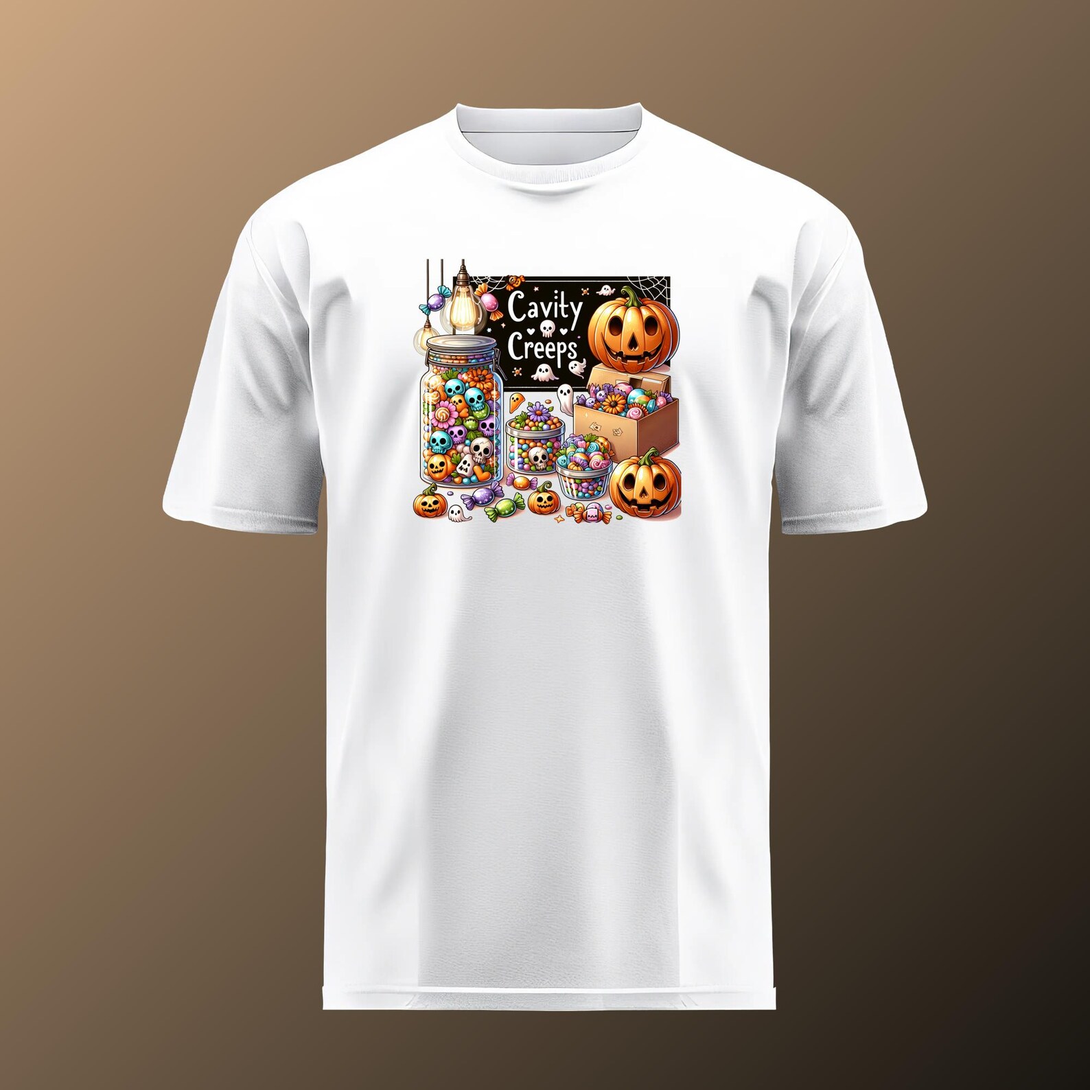 Cavity Creeps Halloween Clipart, Pumpkins, Ghosts (PNG, Sublimation) - Etsy