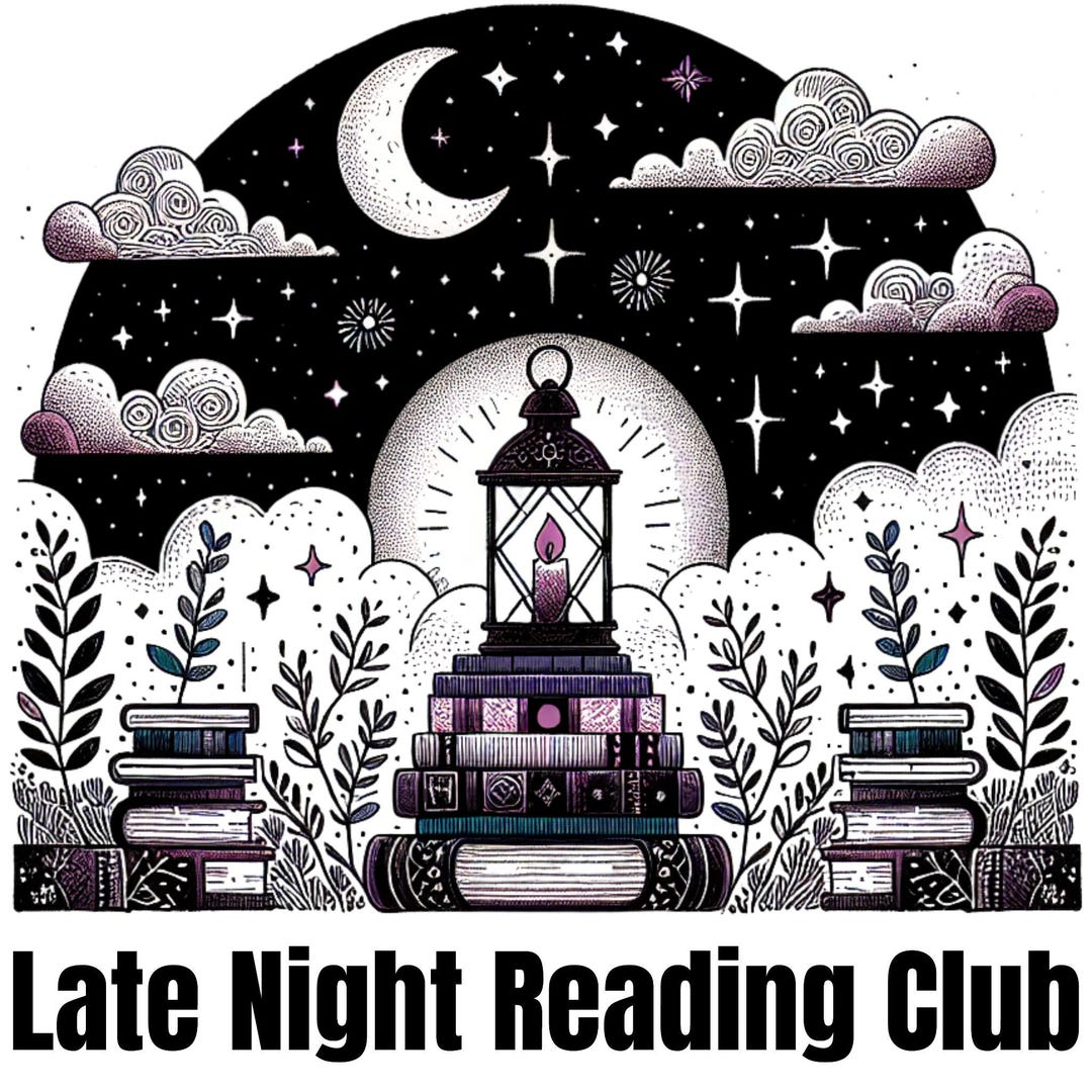 Book Lover Clipart Bundle: Late Night Reading Club Designs (digital ...
