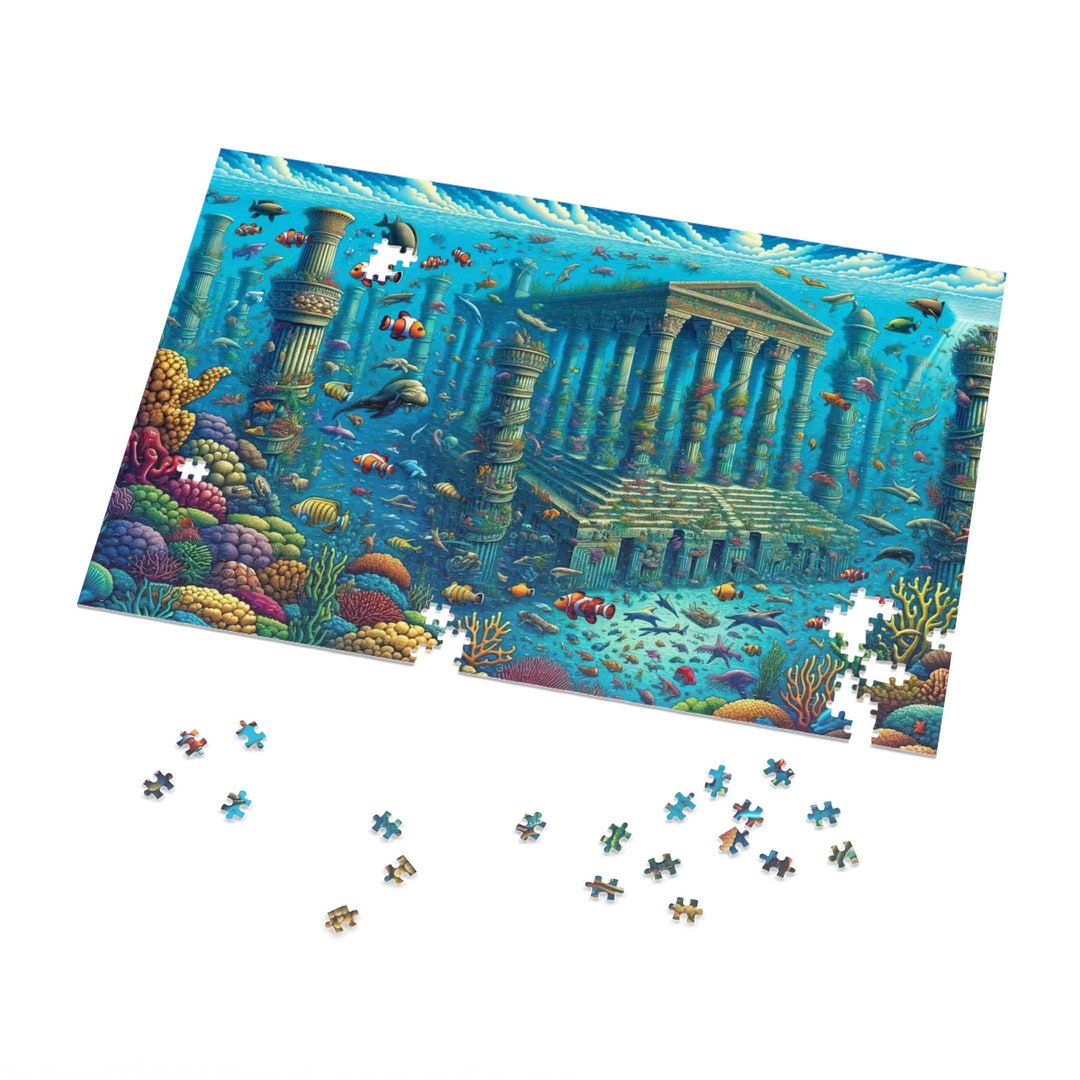 Atlantis Fantasy: Underwater Odyssey Jigsaw Puzzle 1000-piece Puzzle ...