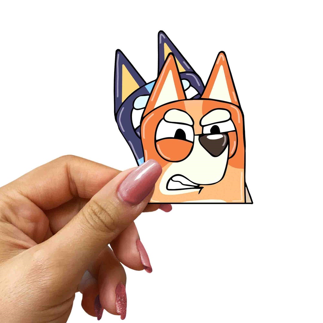 Mad Muffins Bluey and Bingo Sticker Bluey Waterproof Vinyl - Etsy