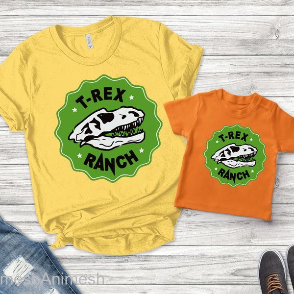T Rex Ranch Shirt - Etsy