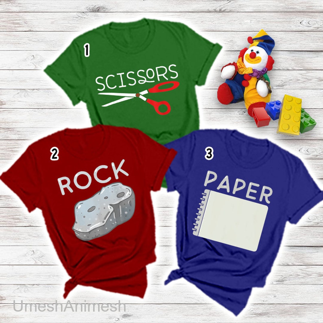 Rock Paper Scissors Halloween Costumes Halloween Group - Etsy
