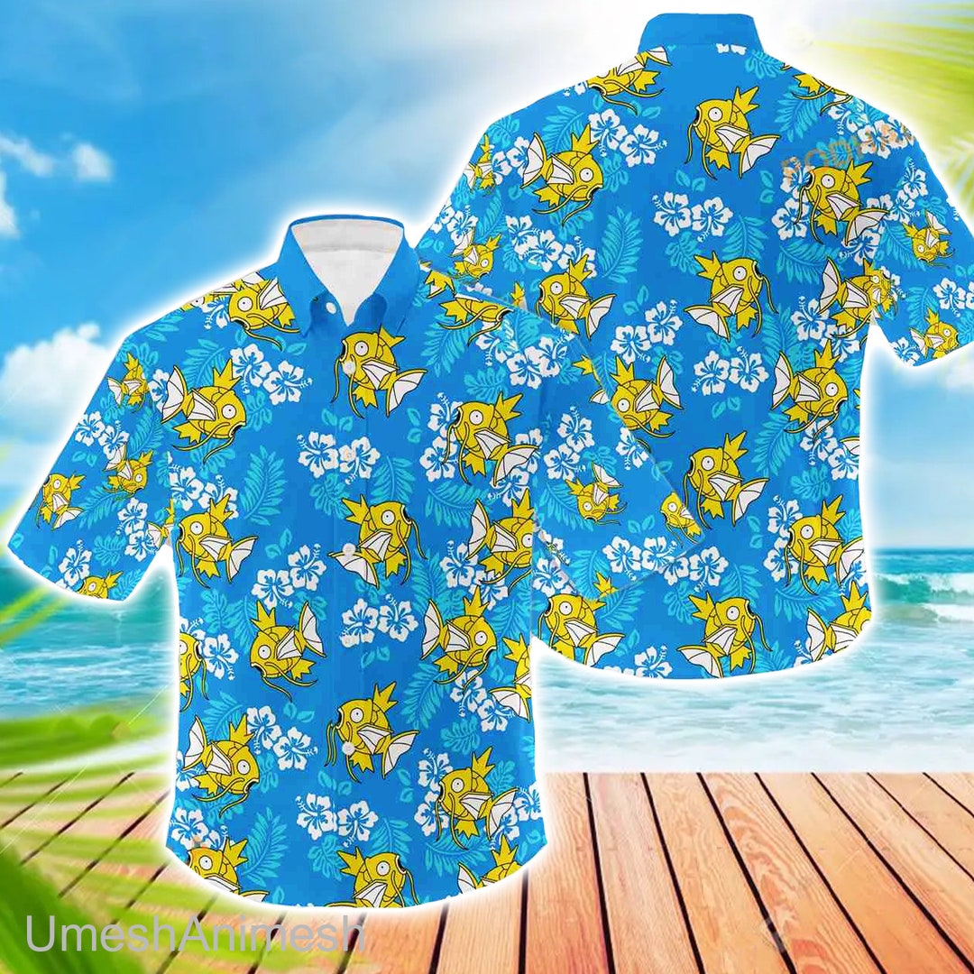 Magikarp Pokemon Hawaiian Shirt Pokemon Hawaiian Shirt - Etsy