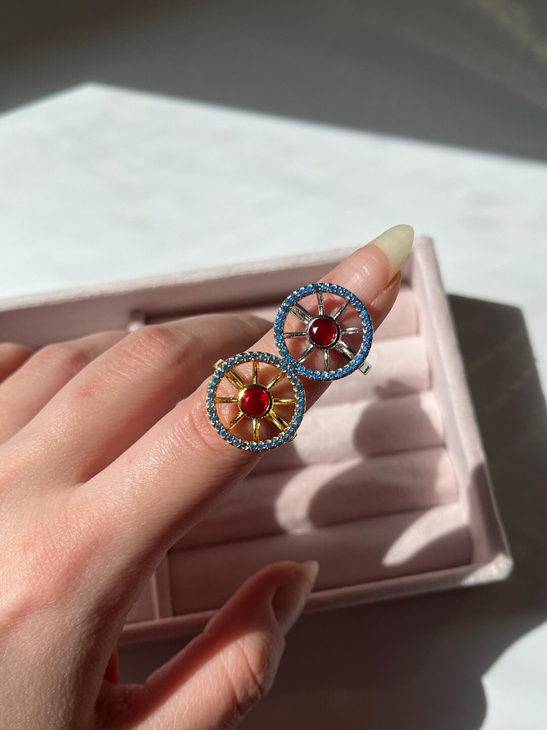 Stella's Ring of Solaria Sun Ring Gold and Silver - Etsy