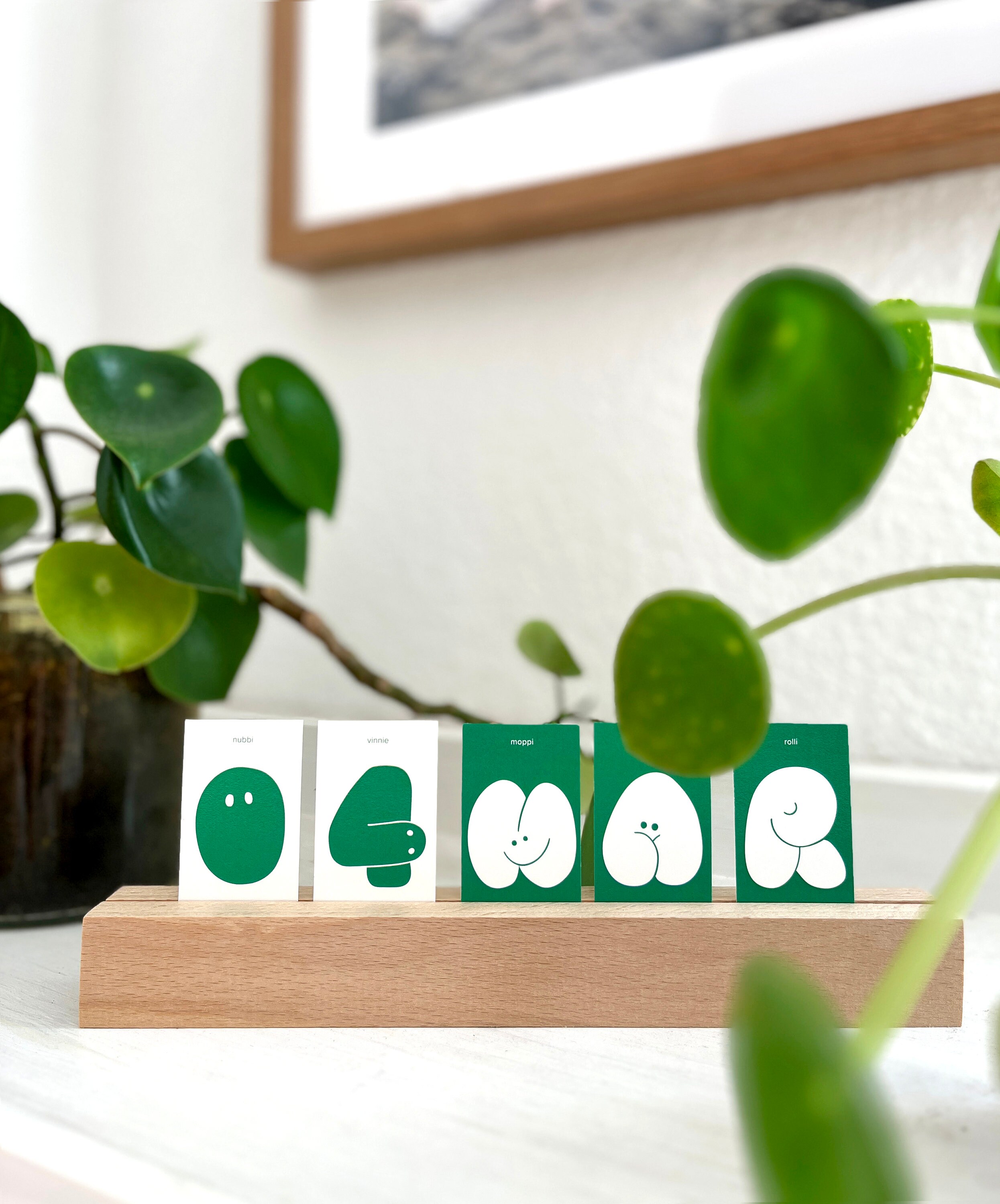 Yearly Calendar for Typography Fans, Design Calendar Made of Beech Wood ...