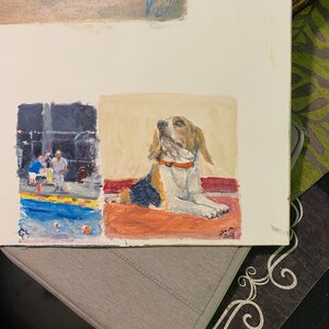 Painting by Artist, Custom Portraits , People, Dogs, Cats, Scene “ 2024 ...
