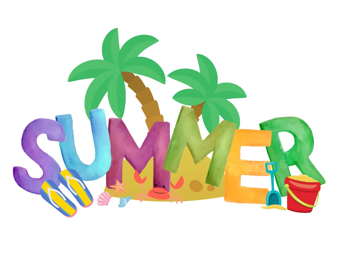 Summer PNG, Transparent, Non Transparent, Digital Files - Etsy