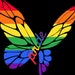LGBTQ Live With Pride Rainbow Butterfly Transparent Png LGBT Gay Pride Rainbow Gay Festival LGBT ...