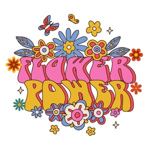 Flower Power PNG, Png Files, Png Clipart, Png Images, Png Files for ...