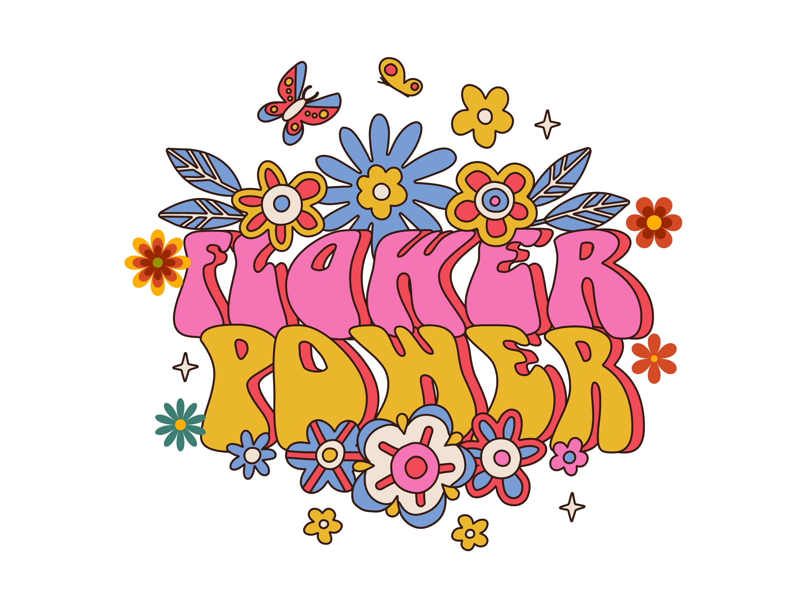 Flower Power PNG, Png Files, Png Clipart, Png Images, Png Files for ...
