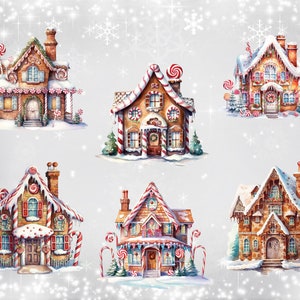 17 X Christmas Gingerbread Man Gingerbread Houses Clipart, High Quality ...