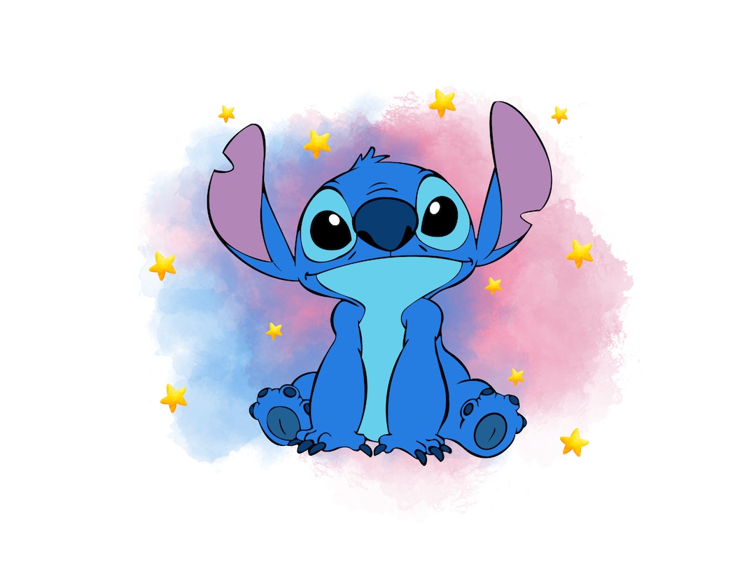 Lilo and Stitch, Stitch From Lilo and Stitch With Stars Clipart PNG ...