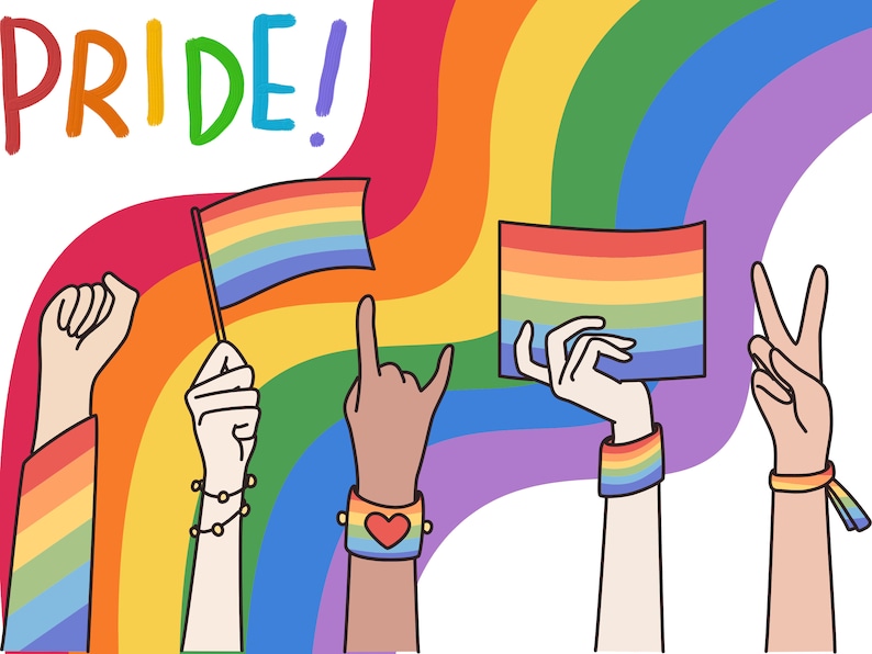 LGBTQ Transparent Png LGBT Gay Pride Rainbow Gay Festival LGBT - Etsy